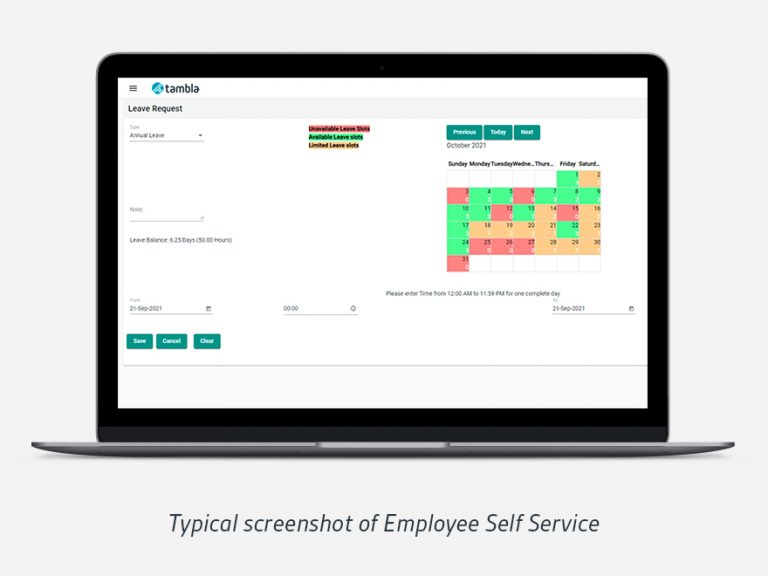 Employee Self-Service - Tambla WFM Solutions